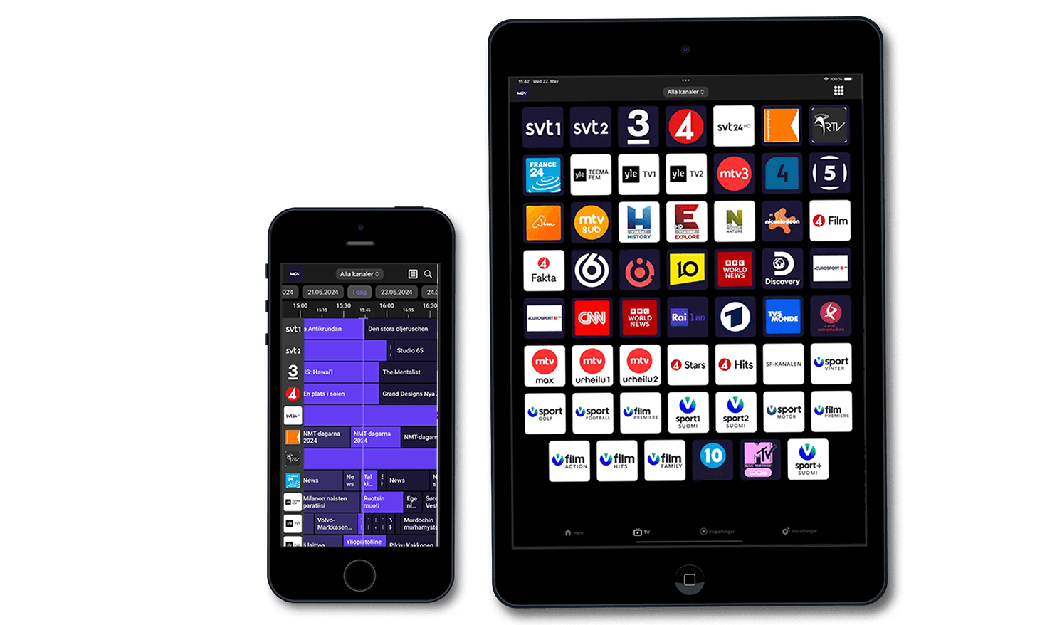 MCA Stream - se TV där du är - med svensk support